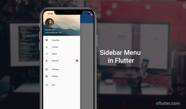 Create a Sidebar Menu in Flutter 2022 - Oflutter.com