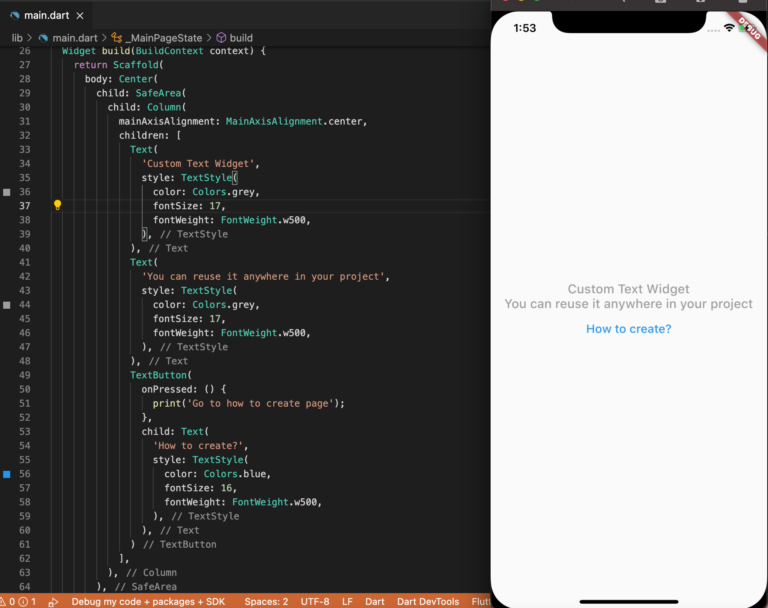 Flutter: How to Create a Custom Text Widget 2022 - Oflutter.com
